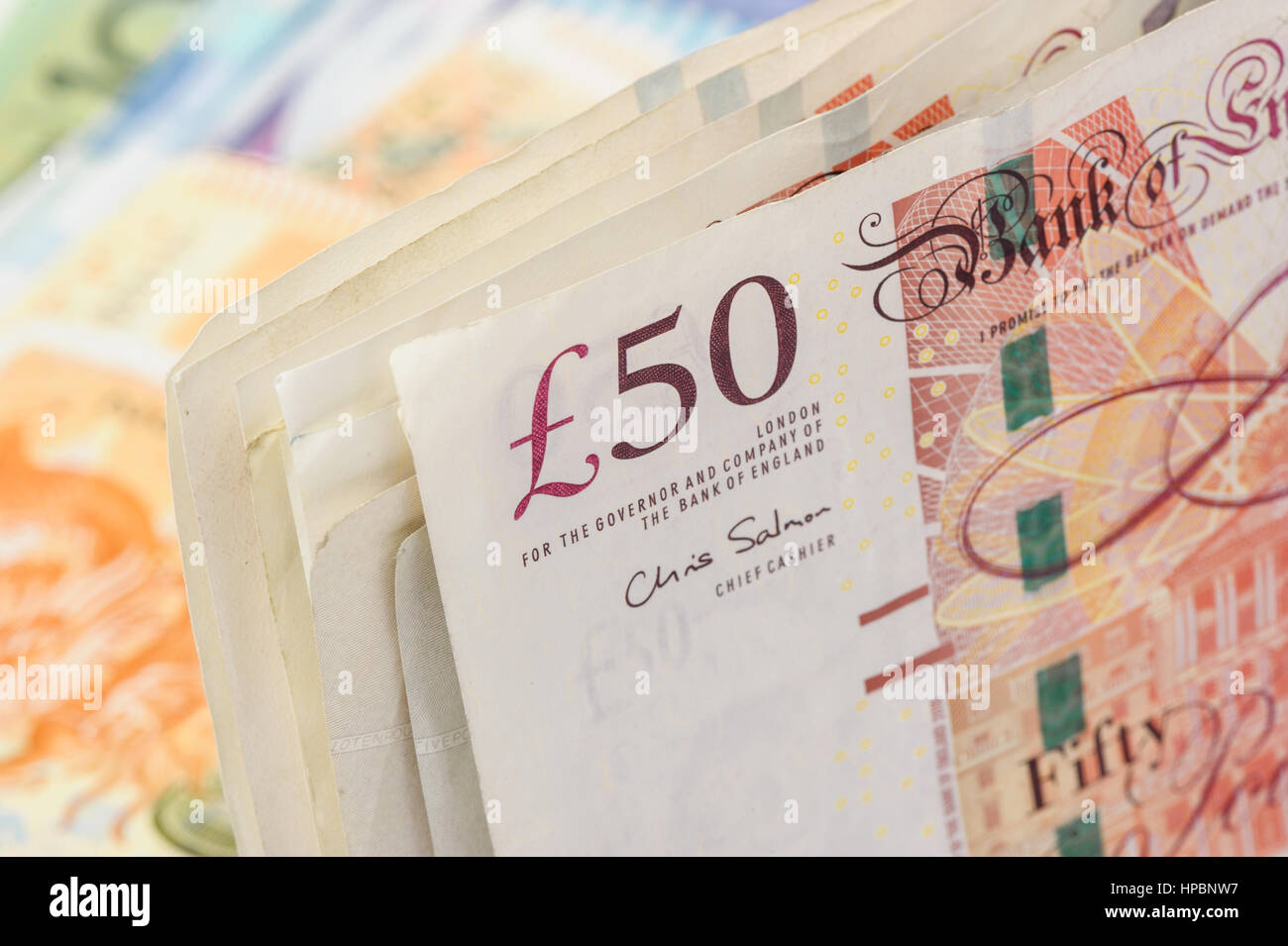 closeup Banknotes of the pound sterling, financial concept Stock Photo ...