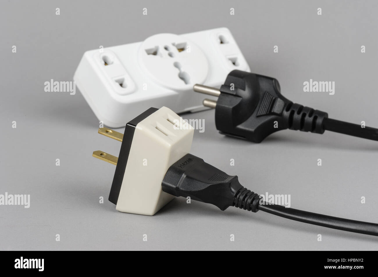 Different universal plug adapters, travel electrical adapters Stock ...