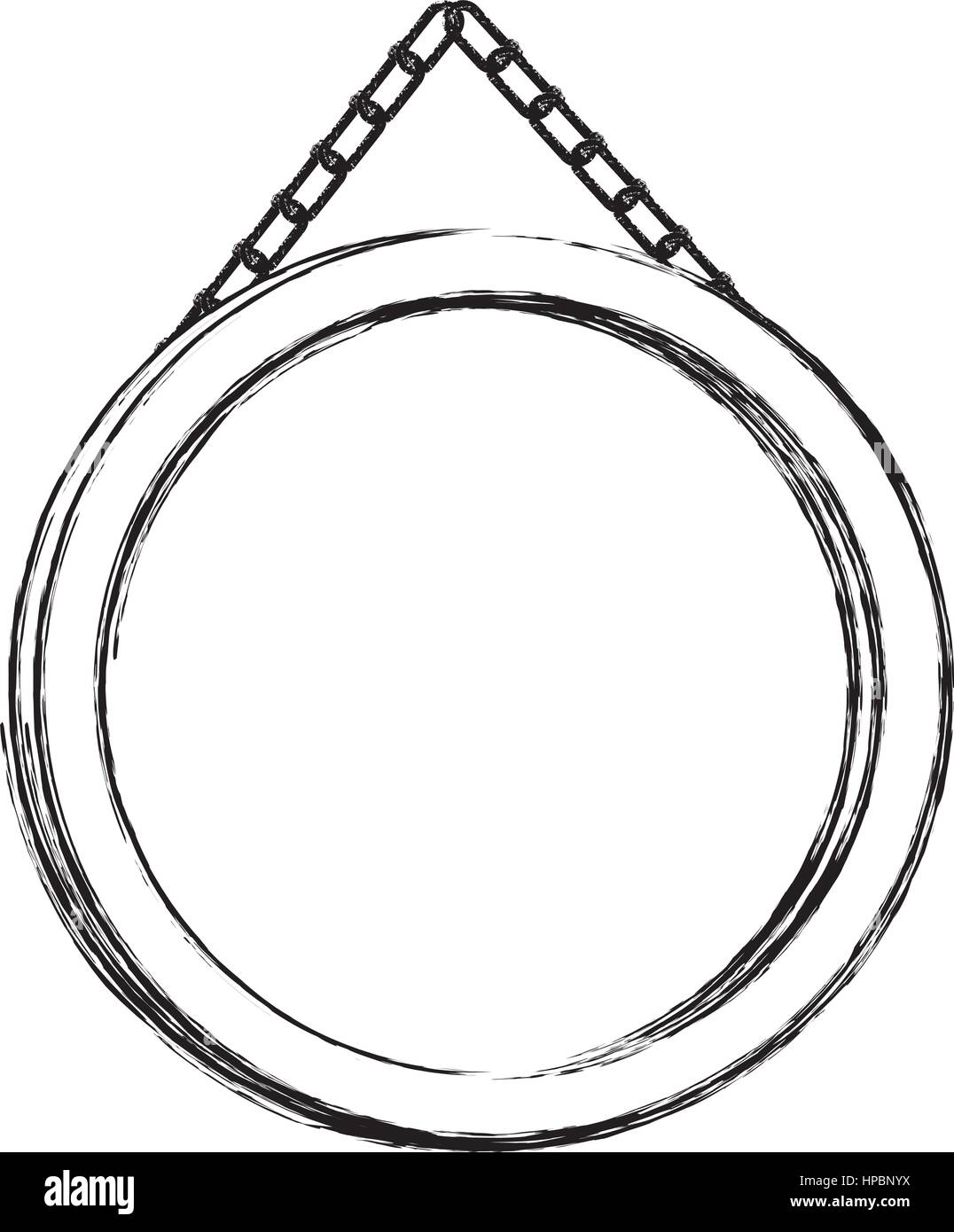 contour circular painting frame icon Stock Vector Image & Art - Alamy