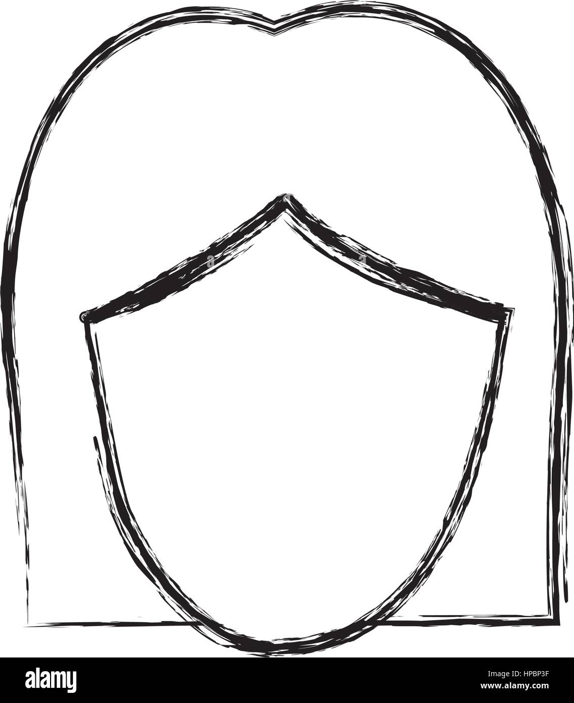 contour face formal woman icon Stock Vector Image & Art - Alamy