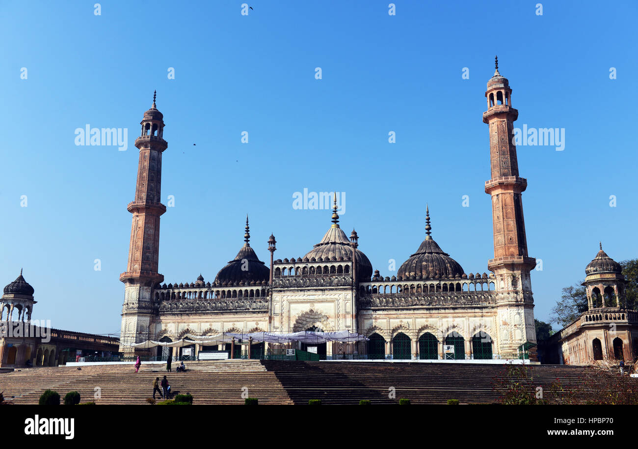 The Asfi mosque inside the Bara Imambara complex in Lucknow, Uttar ...