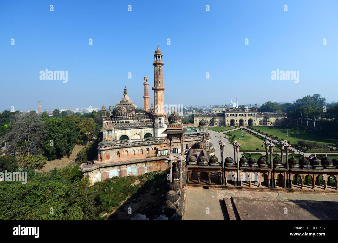 The Asfi mosque inside the Bara Imambara complex in Lucknow, Uttar ...