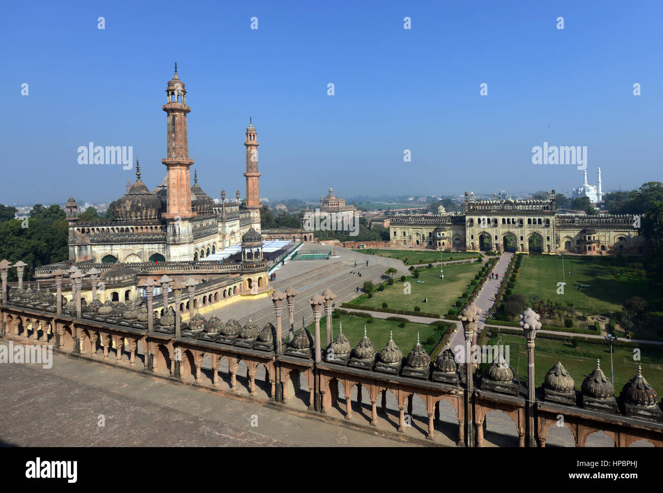 The Asfi mosque inside the Bara Imambara complex in Lucknow, Uttar ...