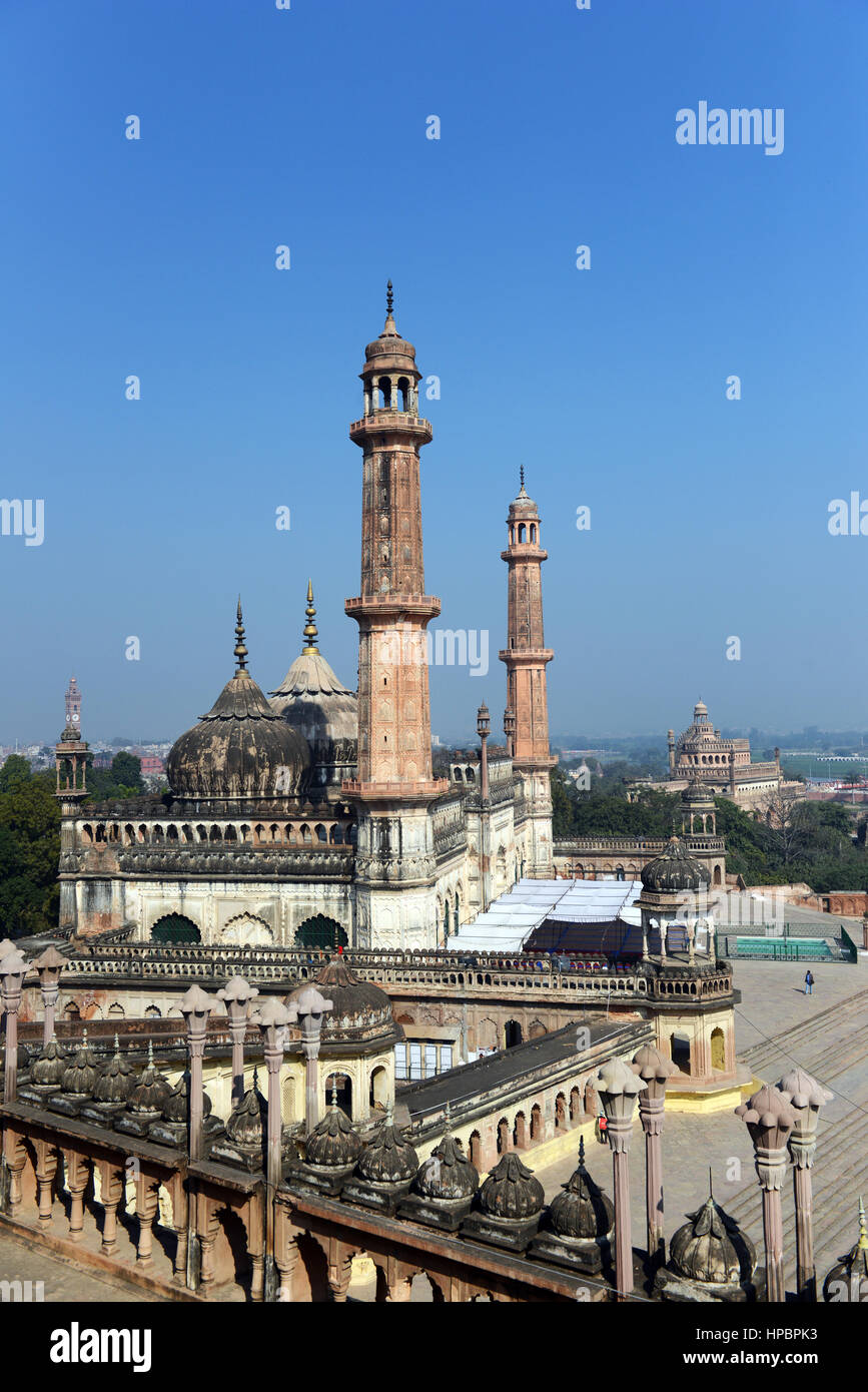 The Asfi mosque inside the Bara Imambara complex in Lucknow, Uttar ...