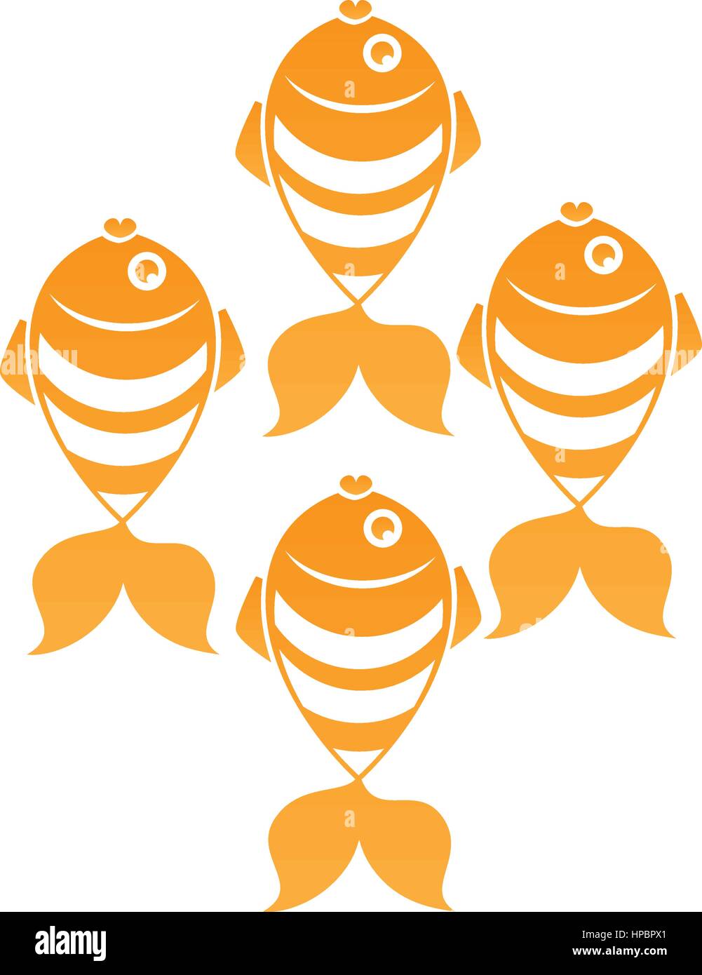 sea fish emblem icon vector illustration design Stock Vector Image ...