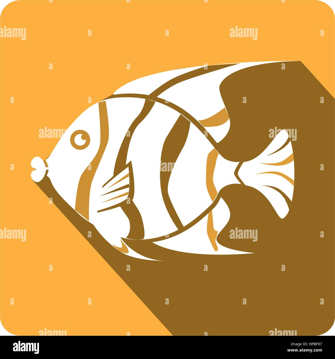sea fish emblem icon vector illustration design Stock Vector Image ...