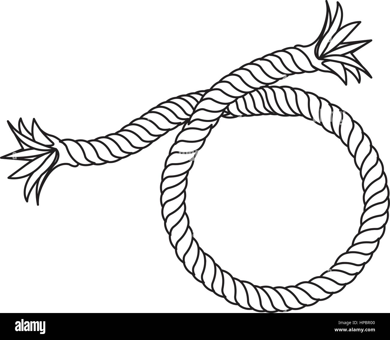 Gymnastics rope Stock Vector Images - Alamy