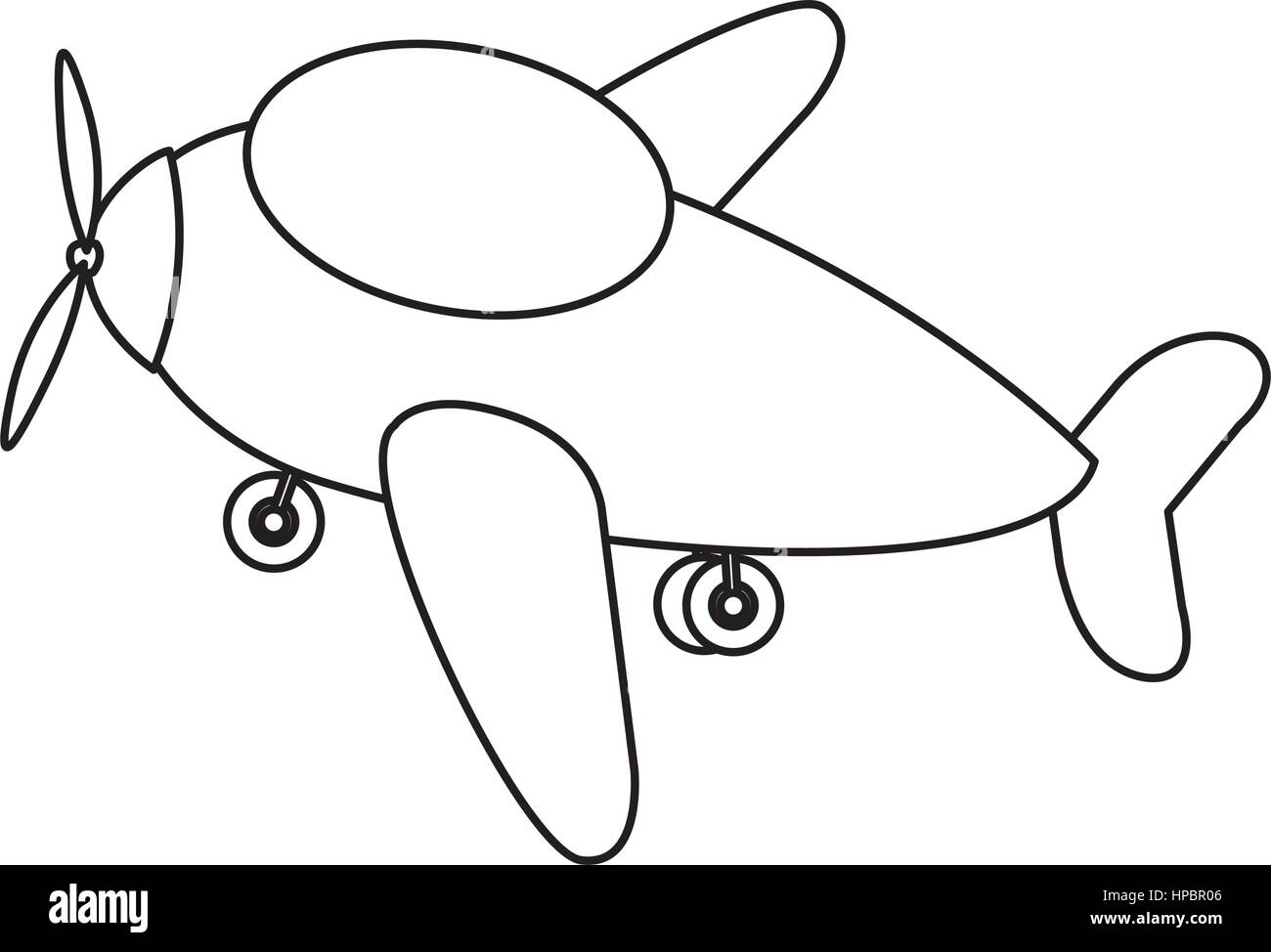 Air plain view Stock Vector Images - Alamy