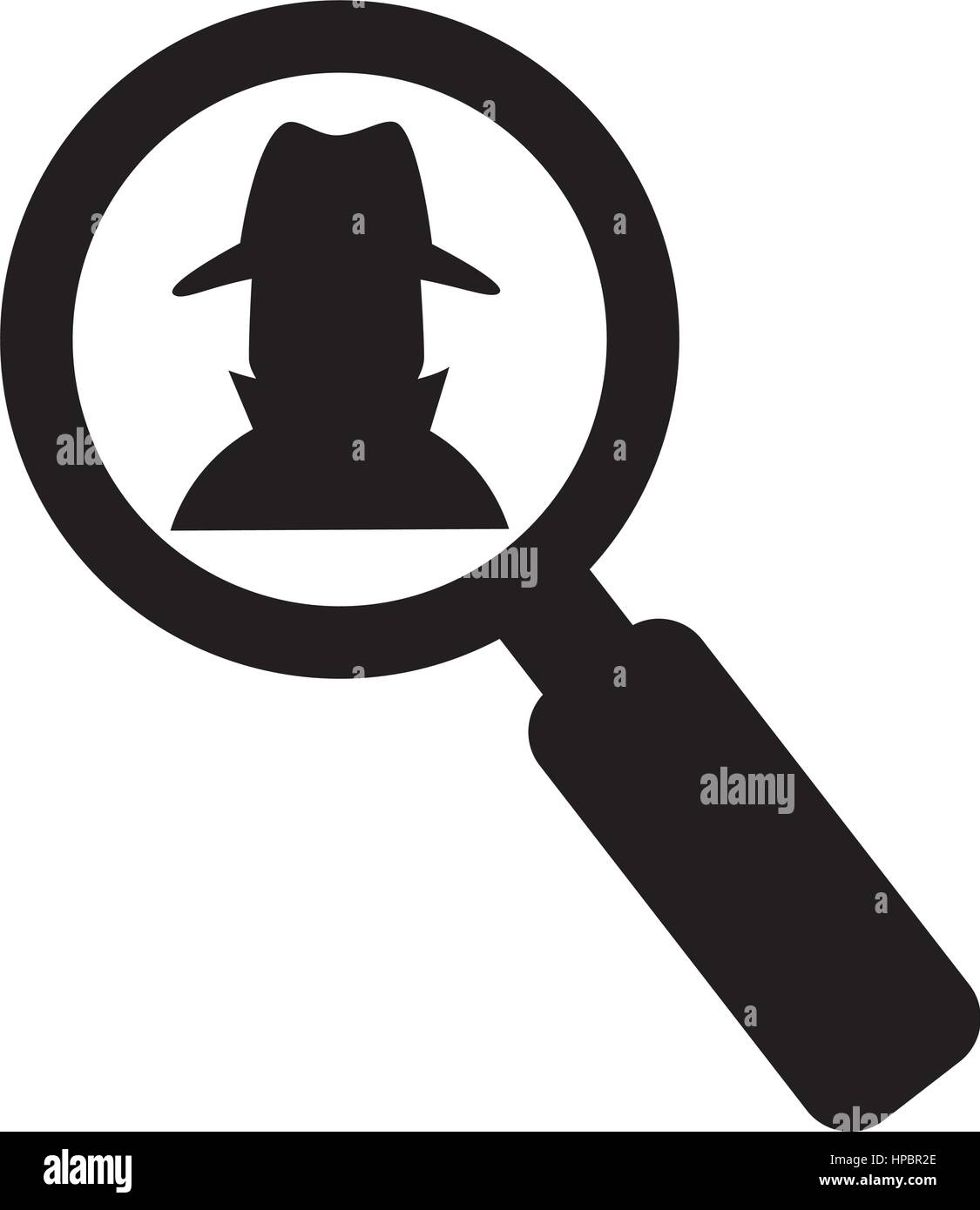 spy avatar isolated icon vector illustration design Stock Vector Image ...