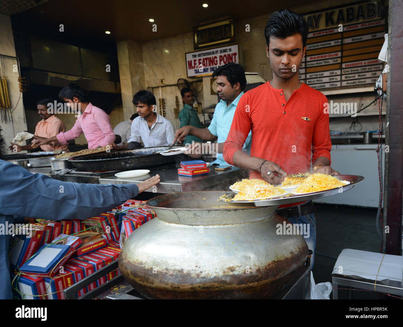 Lucknow style of Biryani served in the popular Tunday Kababi restaurant ...