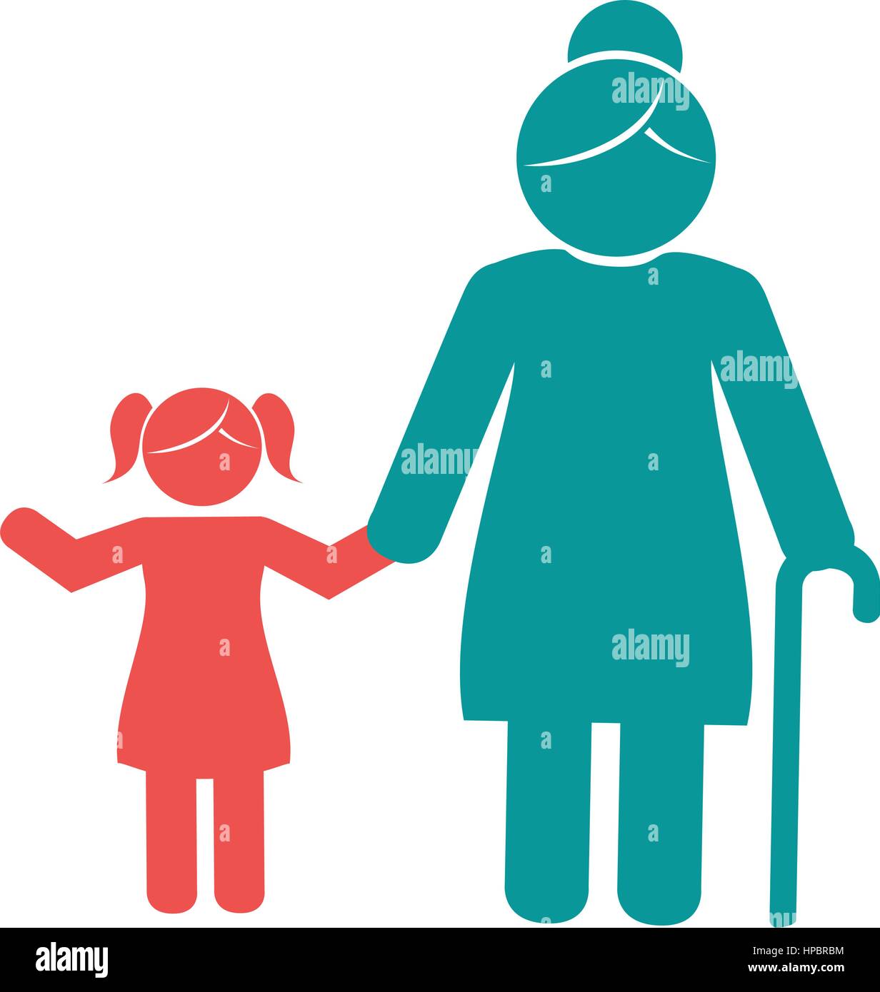 family members character icon vector illustration design Stock Vector ...