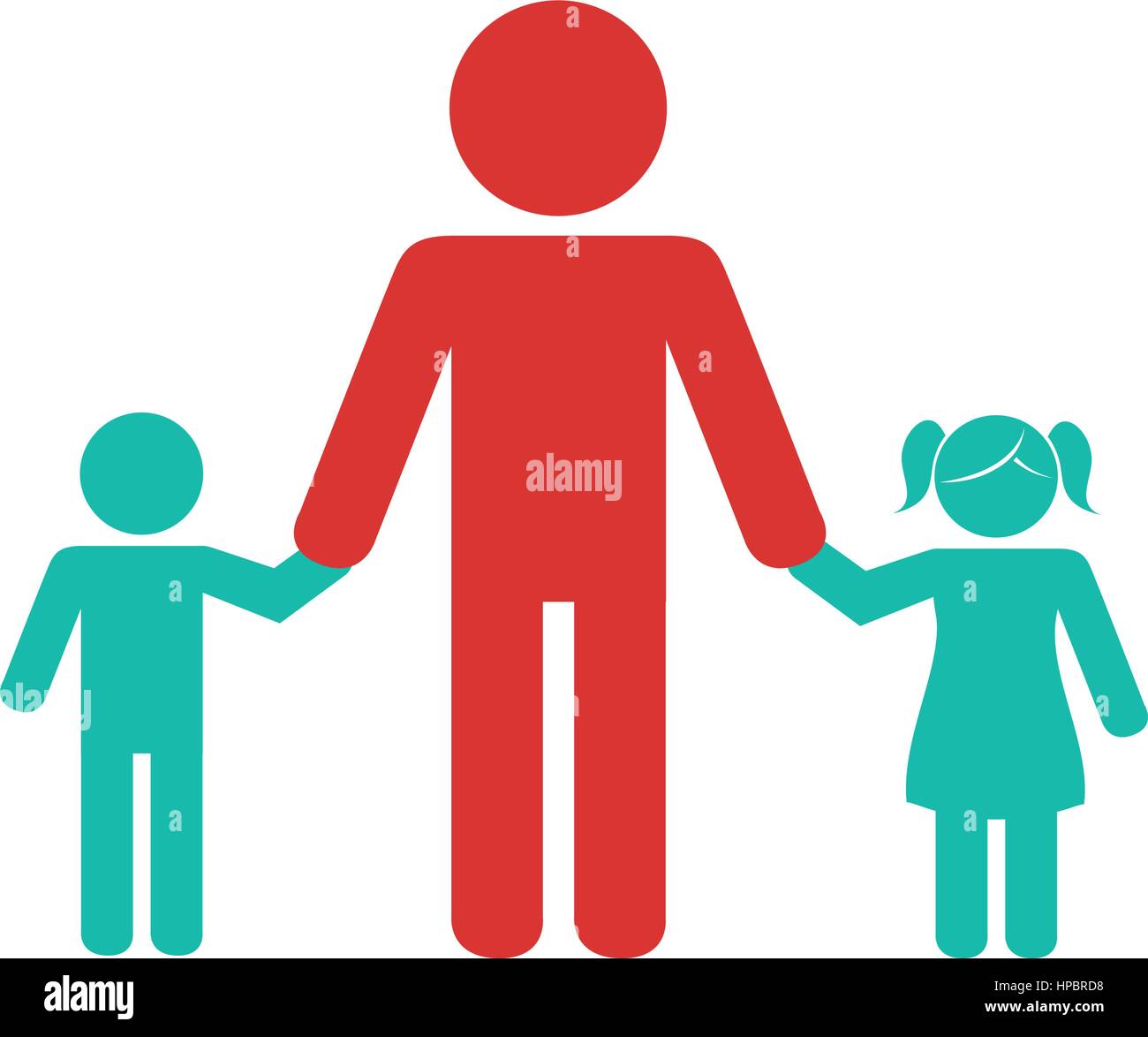 family members character icon vector illustration design Stock Vector ...
