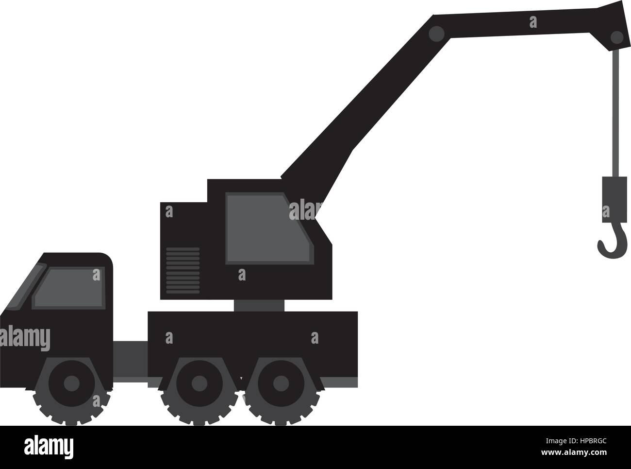 black car crane icon Stock Vector Image & Art - Alamy