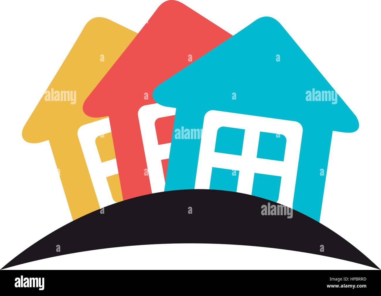 real estate house icon Stock Vector Image & Art - Alamy