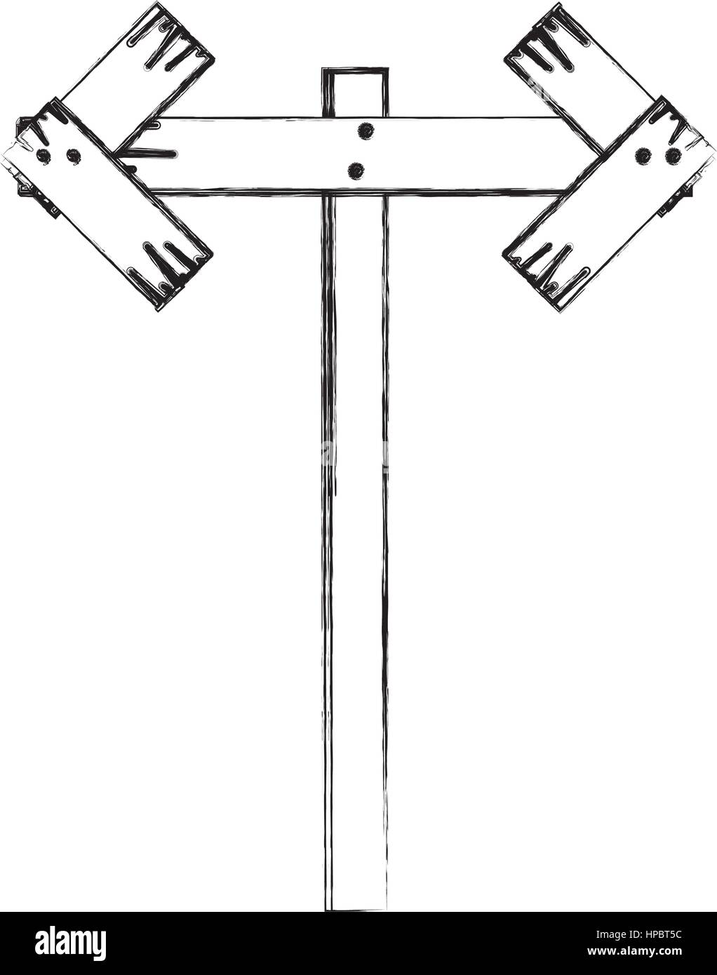 Directional mark Black and White Stock Photos & Images - Alamy