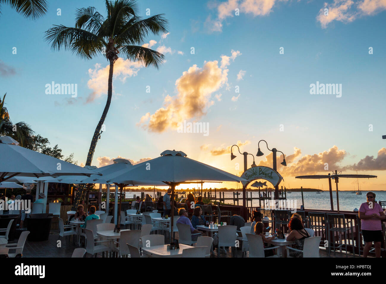 Florida Upper Key Largo Florida Keys,Snook's Bay waterside Restaurant ...