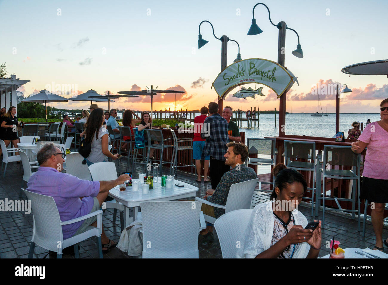Florida Upper Key Largo Florida Keys,Snook's Bay waterside Restaurant ...