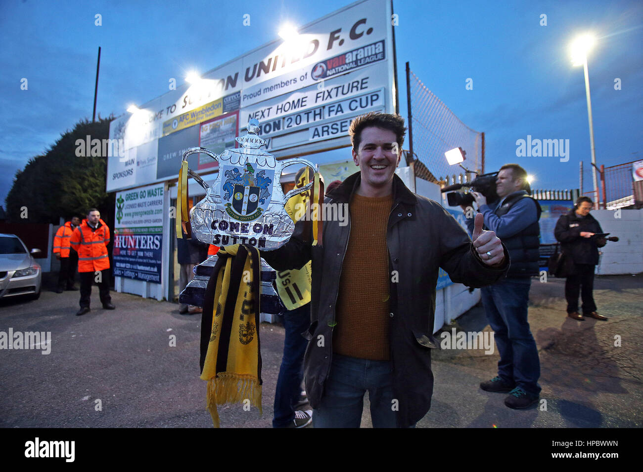 Sutton united football ground hi-res stock photography and images - Alamy