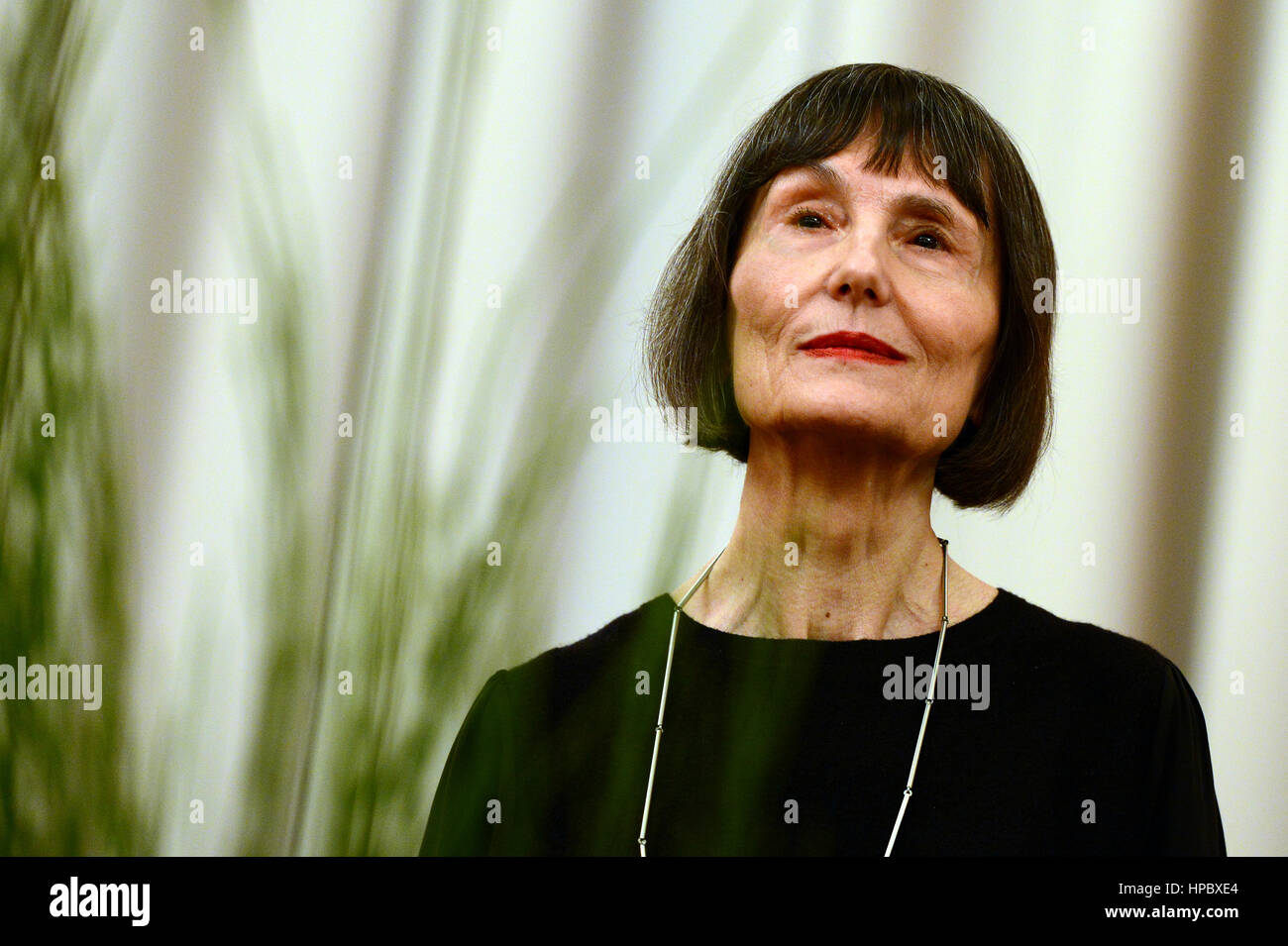 Berlin, Germany. 20th Feb, 2017. Author Ilma Rakusa, born in Slovakia ...