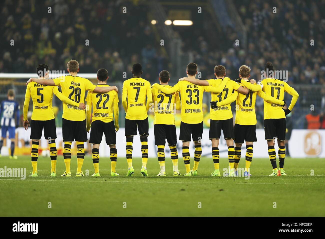 Dortmund, Germany. 8th Feb, 2017. Dortmund team group (Dortmund ...
