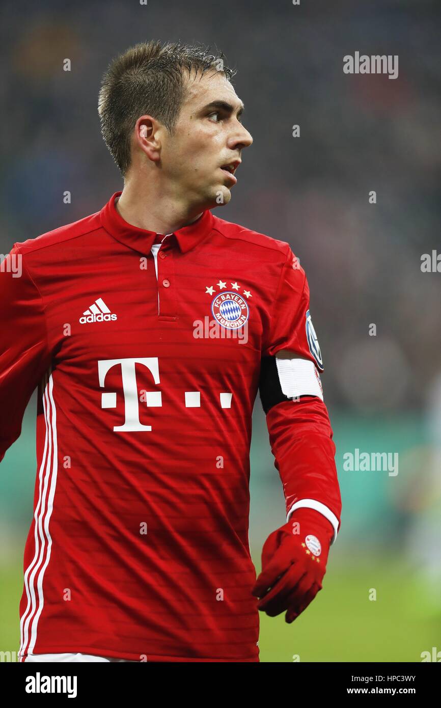 Munchen, Germany. 7th Feb, 2017. Philipp Lahm (Bayern) Football/Soccer ...