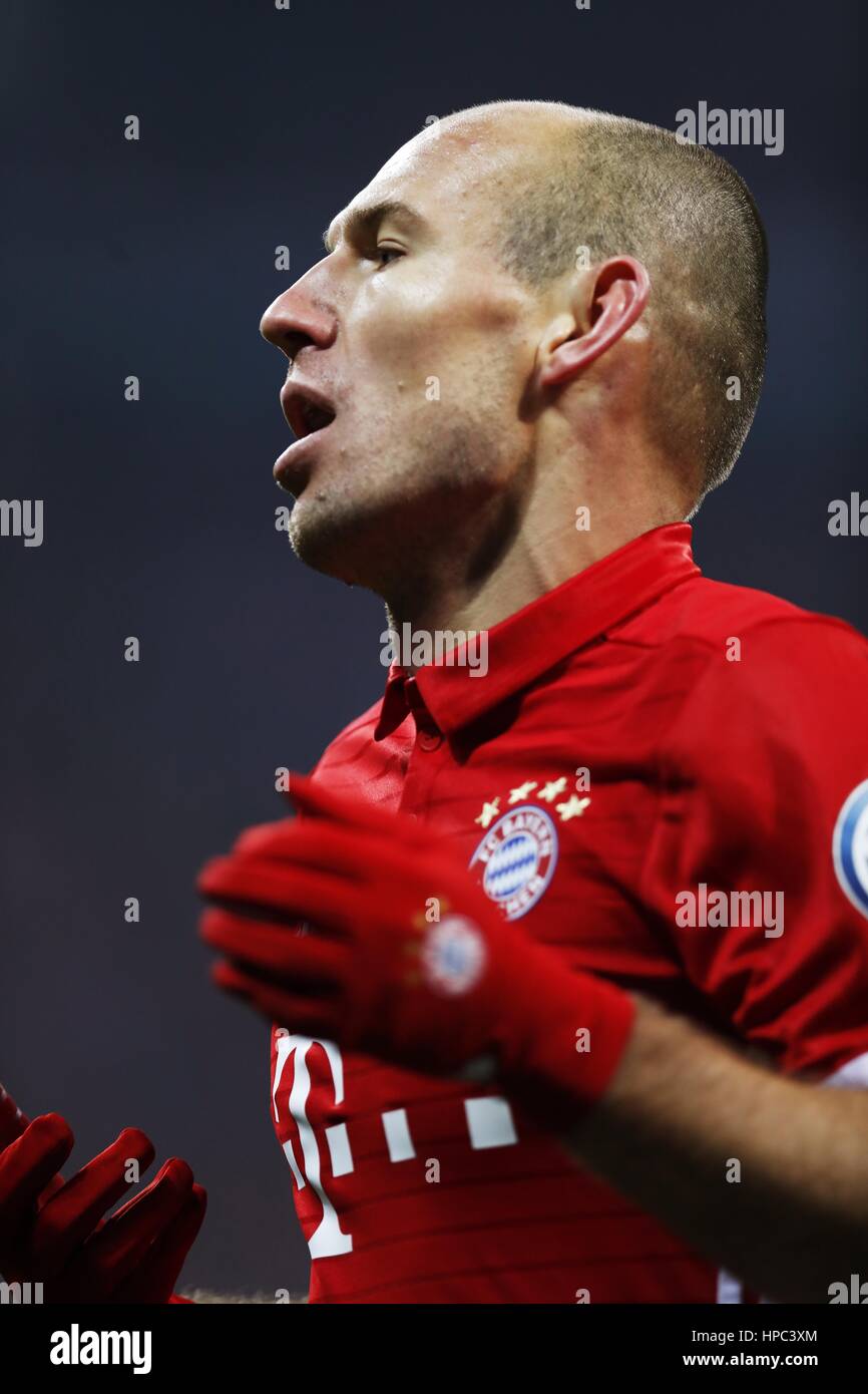 Munchen, Germany. 7th Feb, 2017. Arjen Robben (Bayern) Football/Soccer ...