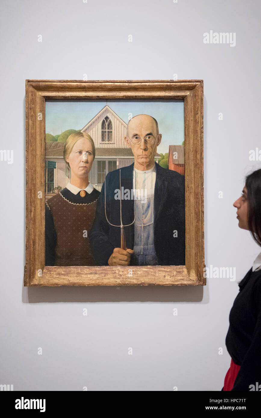American gothic painter hi-res stock photography and images - Alamy