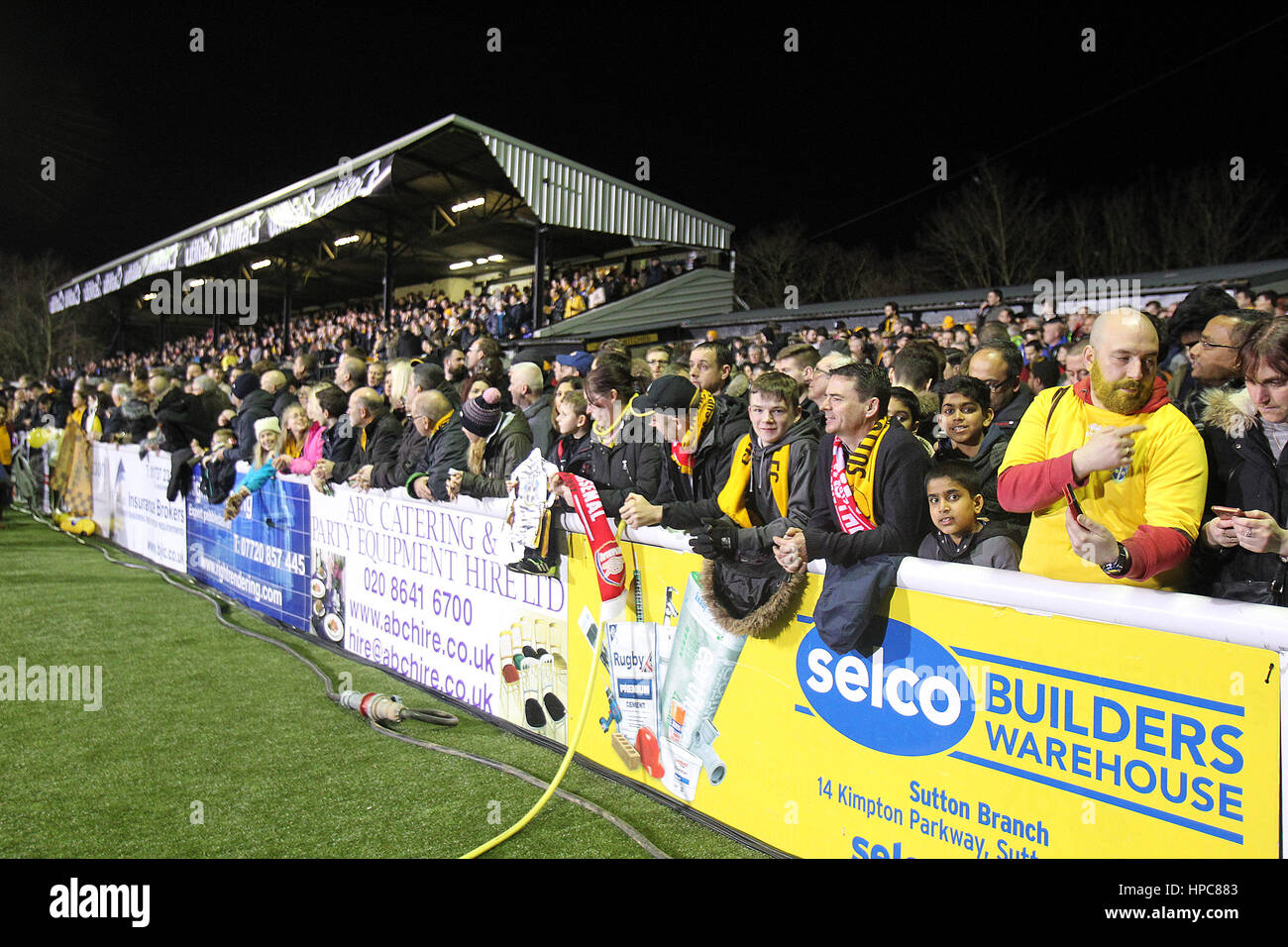 Sutton united football ground hi-res stock photography and images - Alamy