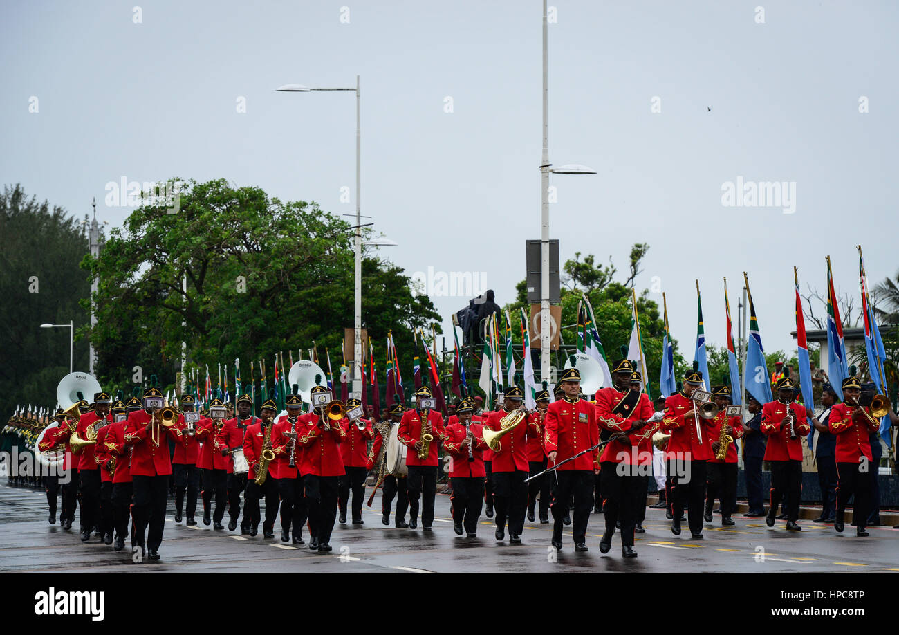 Durban, South Africa. 21st Feb, 2017. Military Band of South African ...
