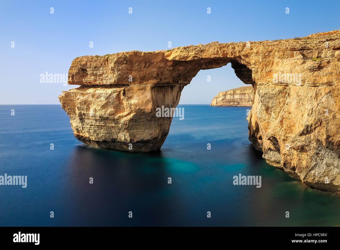 The famous Azure Window on Gozo Stock Photo - Alamy