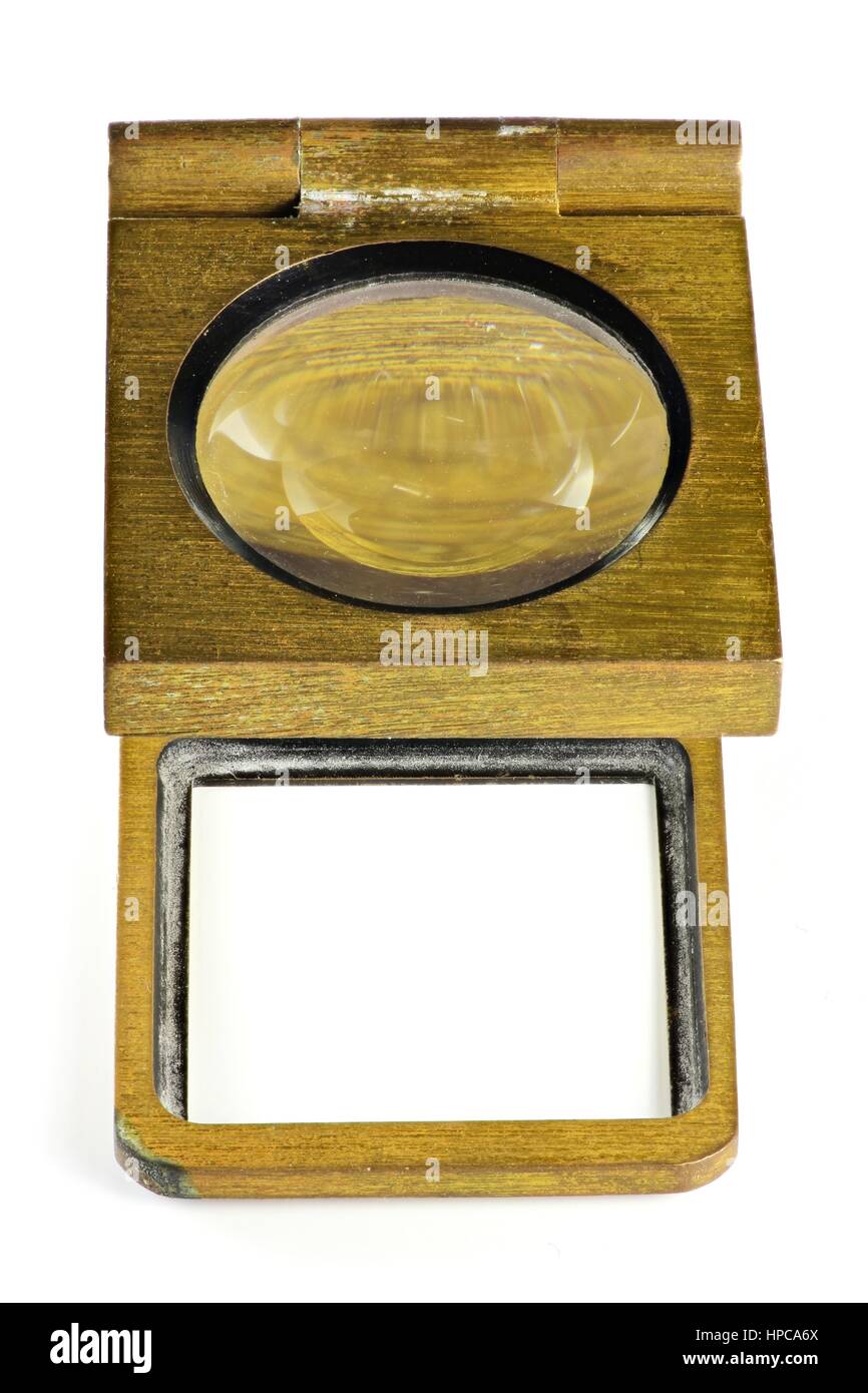 old thread counter isolated on white background Stock Photo - Alamy