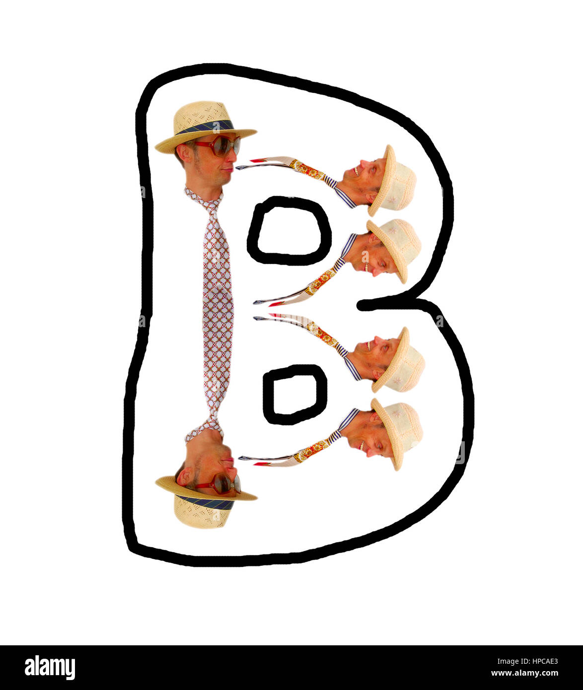 Letter b isolated red Cut Out Stock Images & Pictures - Alamy