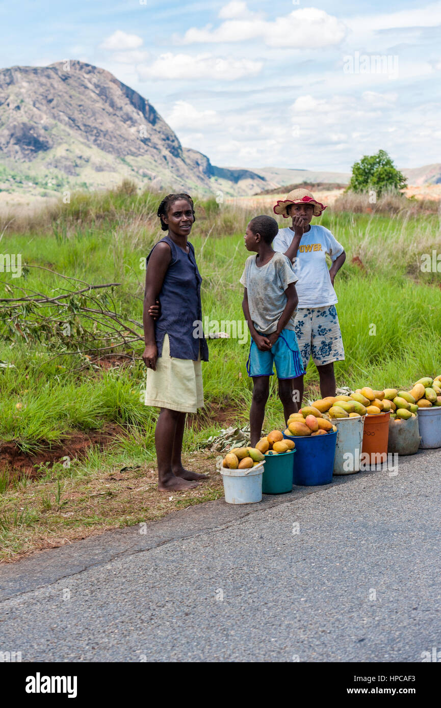 Madagascar, daily life in the rural area - countryside Stock Photo - Alamy