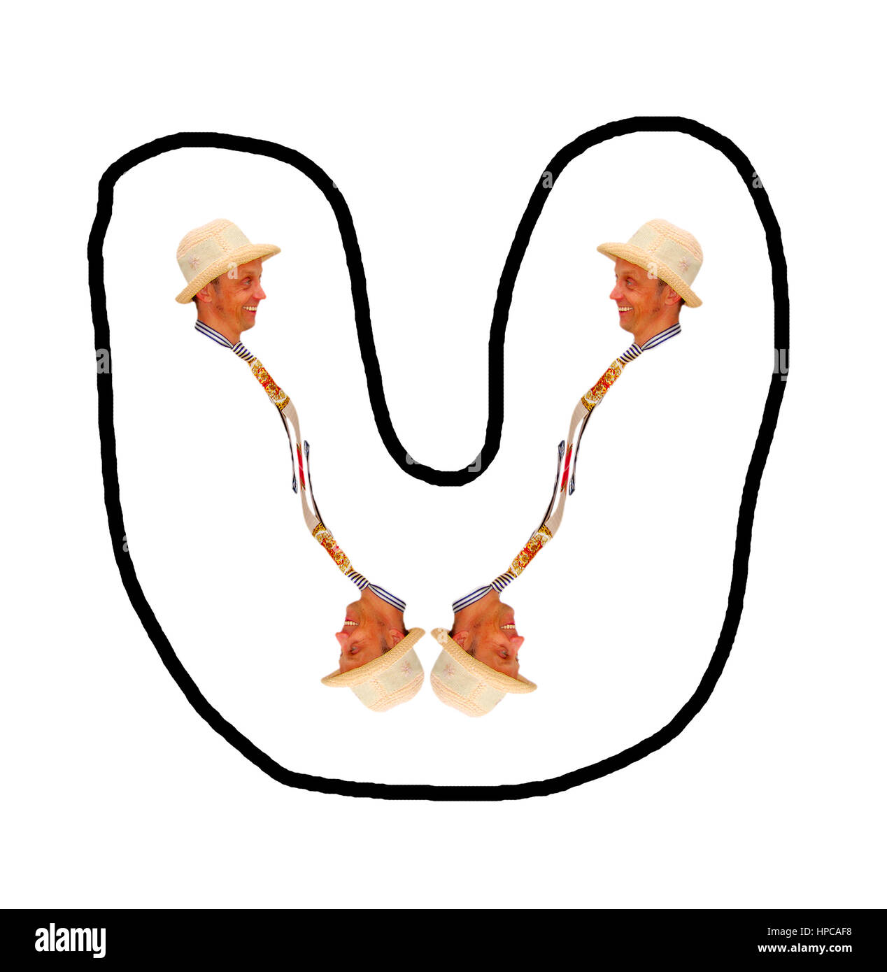 Letter u smile hi-res stock photography and images - Alamy