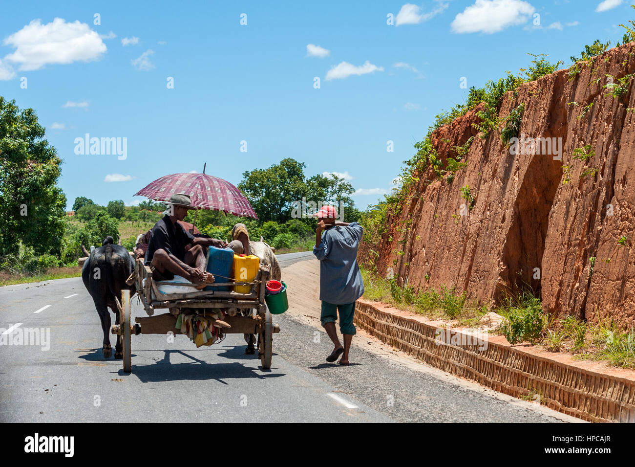 Madagascar, daily life in the rural area - countryside Stock Photo - Alamy