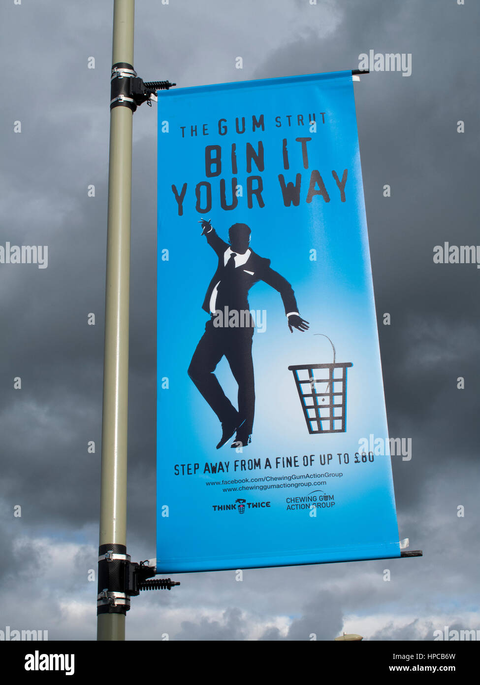 Chewing gum disposal sign hi-res stock photography and images - Alamy