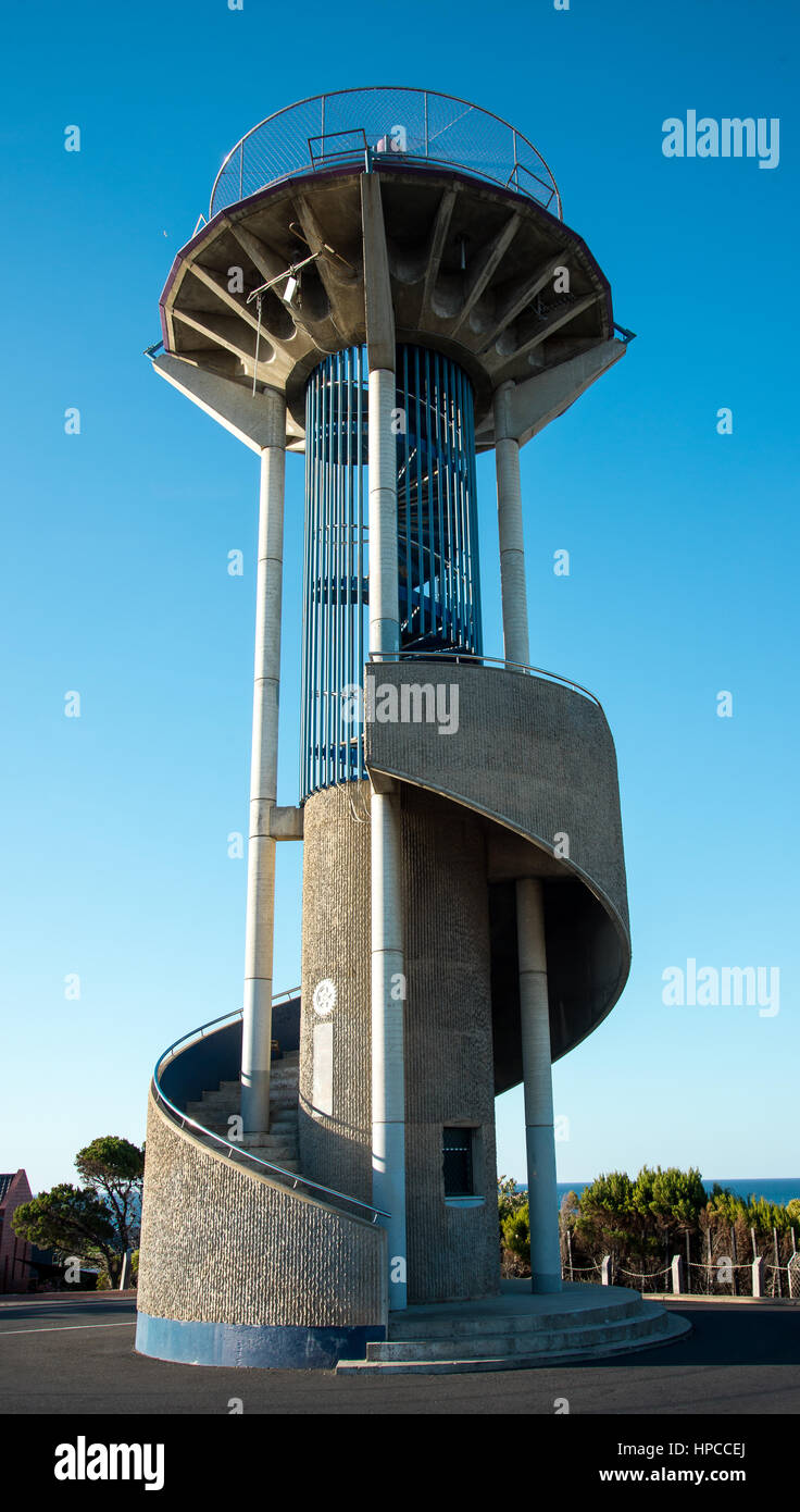 Marlston Hill Lookout Tower in Bunbury, Koombana Bay, Western Australia ...