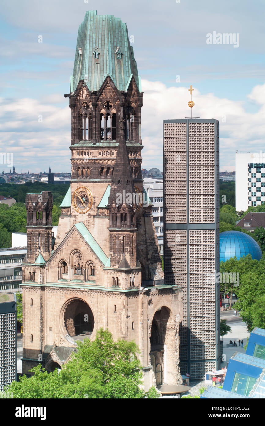 Kaiser wilhelm memorial church berlin hi-res stock photography and ...