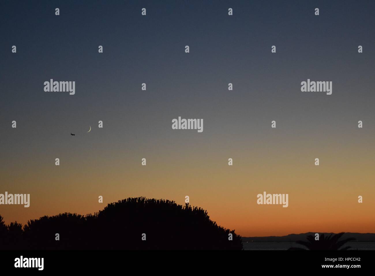 Sunset at French Riviera Stock Photo - Alamy
