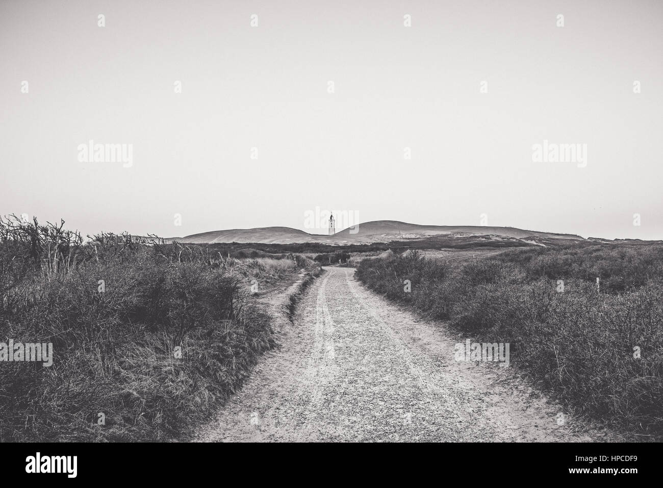The famous Lighthouse of Rubjerg Knude near Hjorring Stock Photo - Alamy