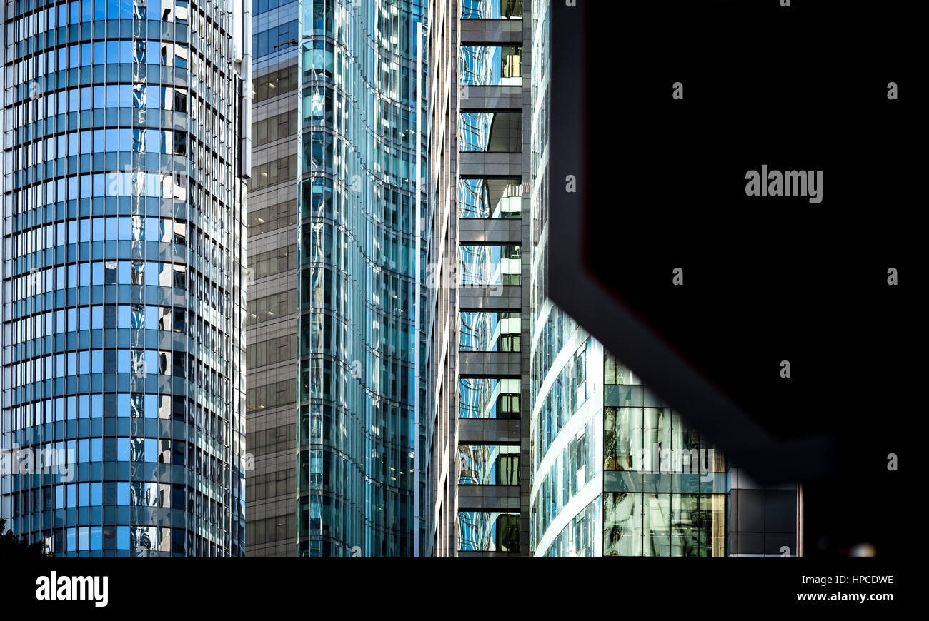 windows of commercial building in Hong Kong Stock Photo - Alamy