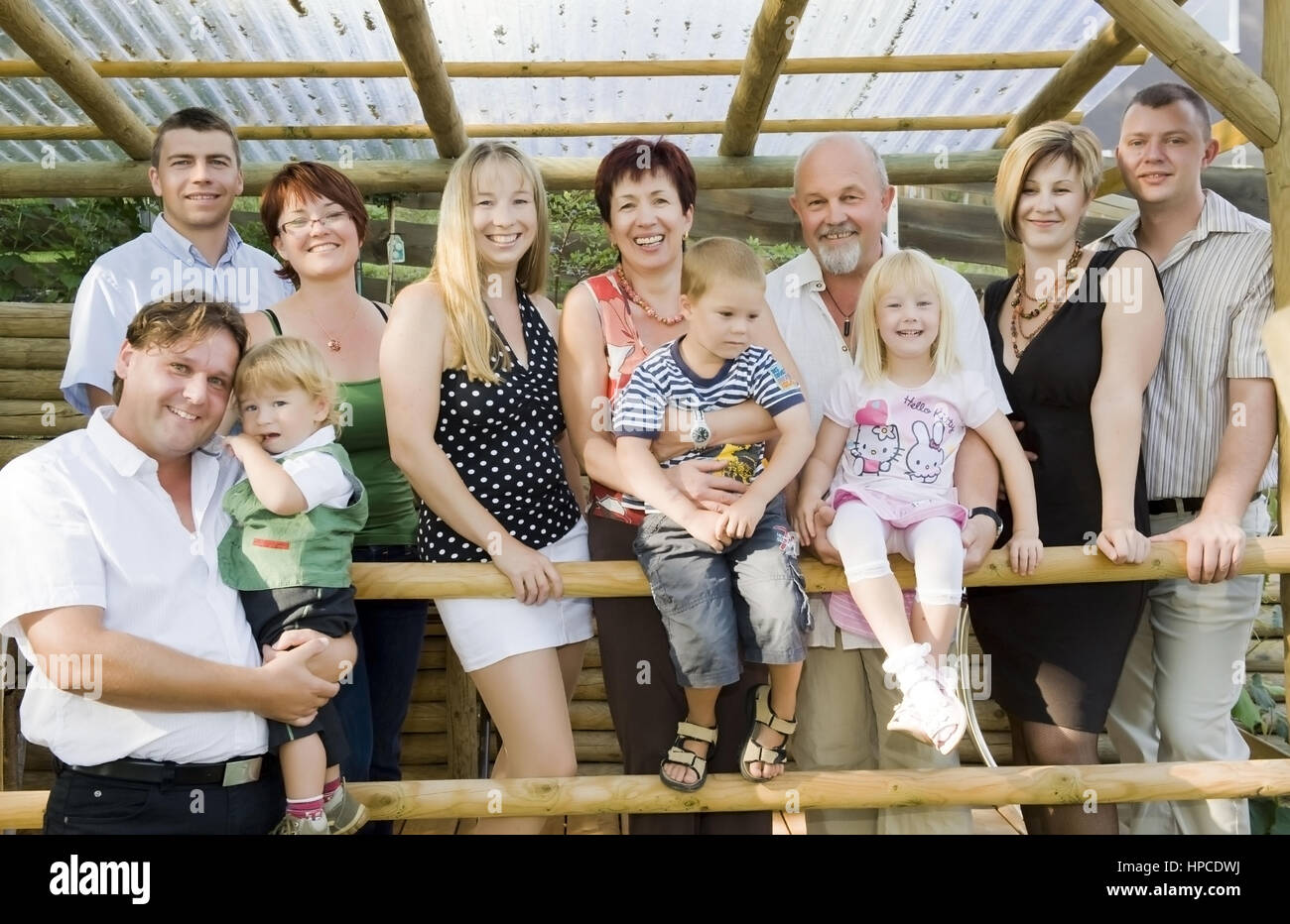 Model released , Familienfoto - family portrait Stock Photo - Alamy