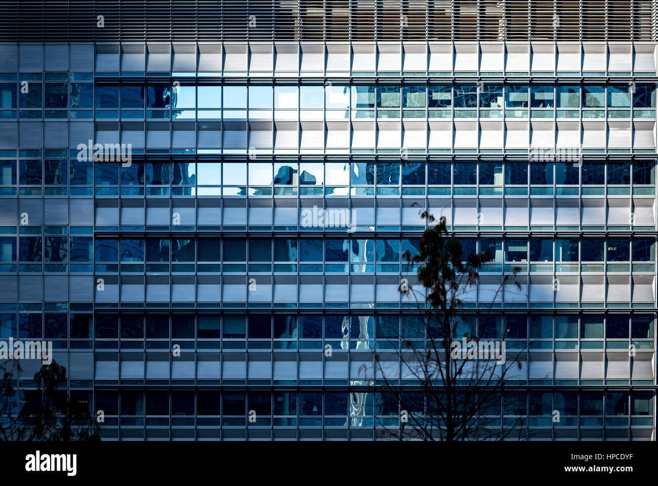windows of commercial building in Hong Kong Stock Photo - Alamy