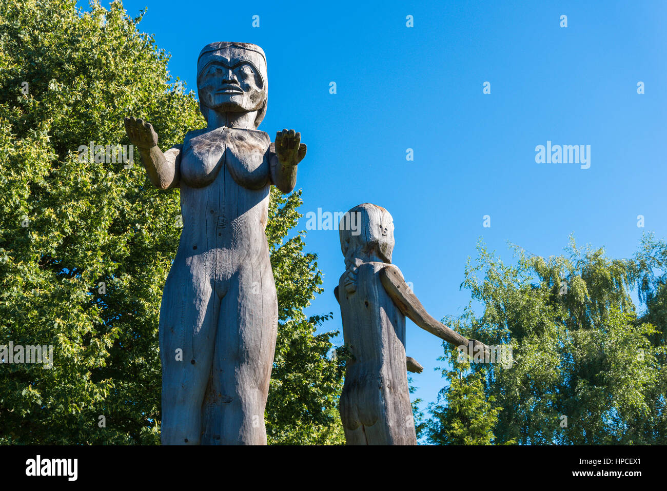 Coast Salish Welcoming Figure High Resolution Stock Photography and Images - Alamy
