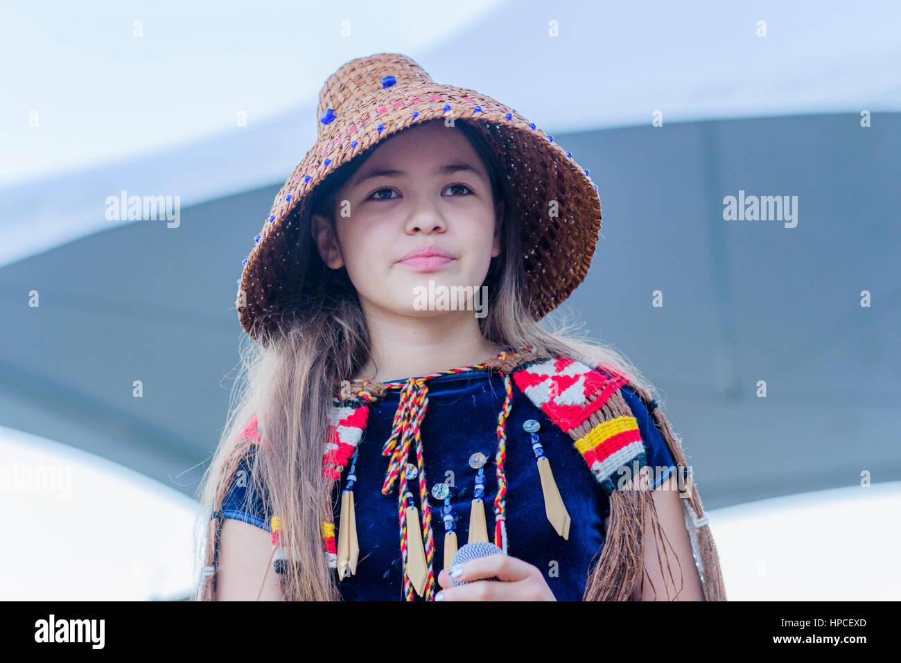 Young Coast Salish activist Ta’Kaiya Blaney Stock Photo - Alamy