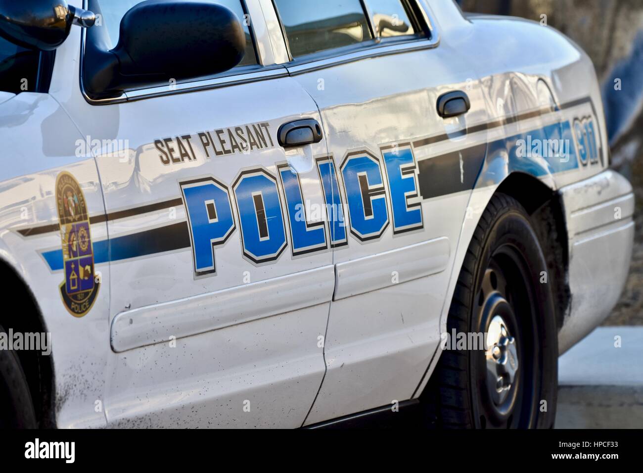 Seat Pleasant police car Stock Photo - Alamy