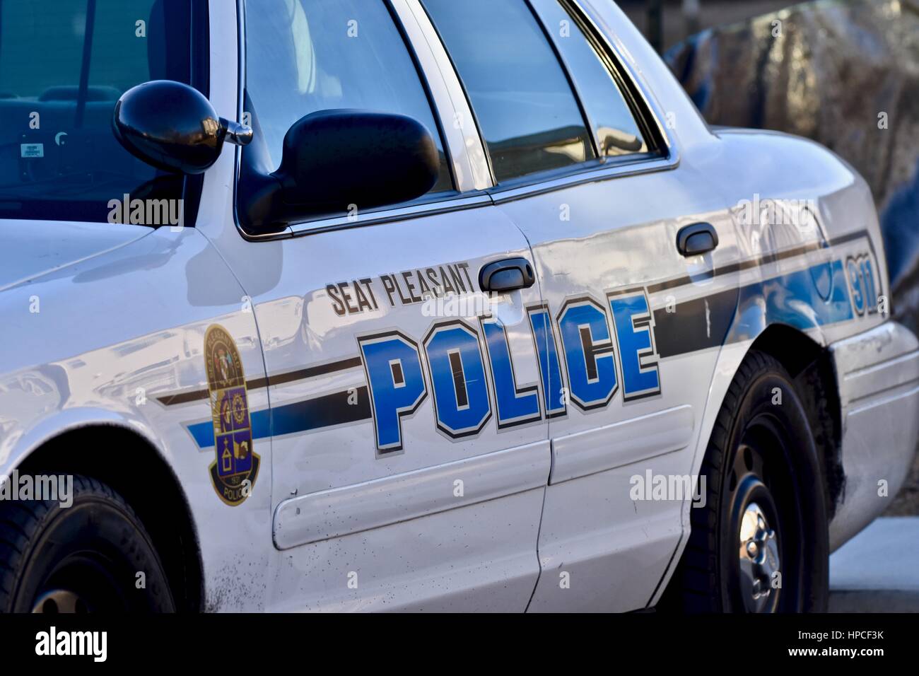 Seat Pleasant police car Stock Photo - Alamy