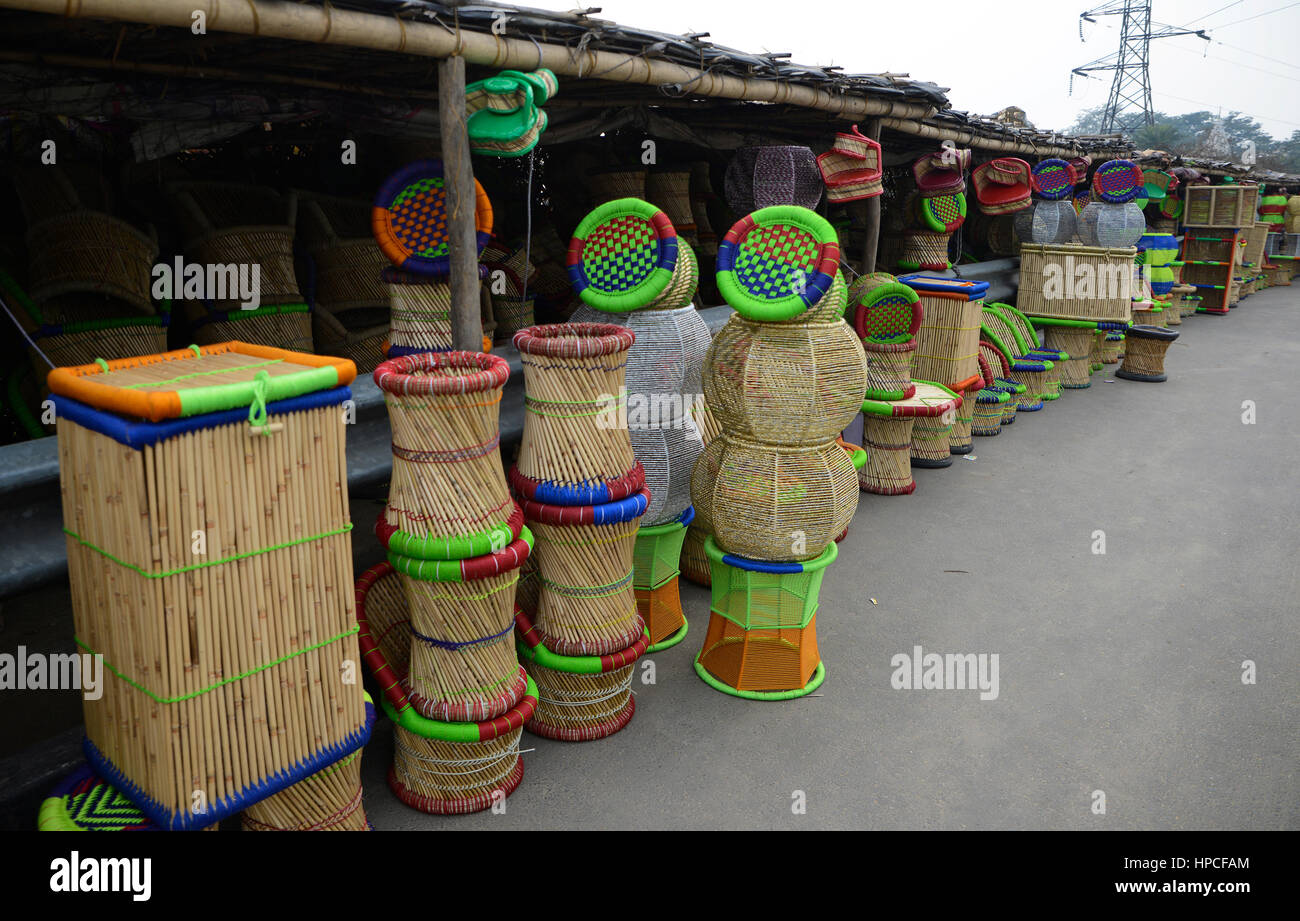 Bamboo Products - Muda Stock Photo - Alamy