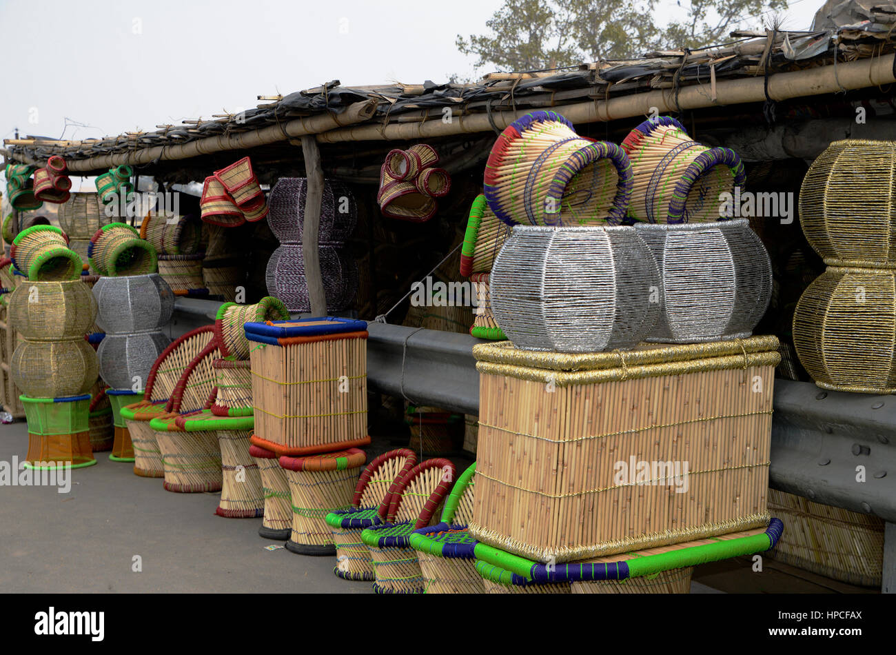 Bamboo Products - Muda Stock Photo - Alamy