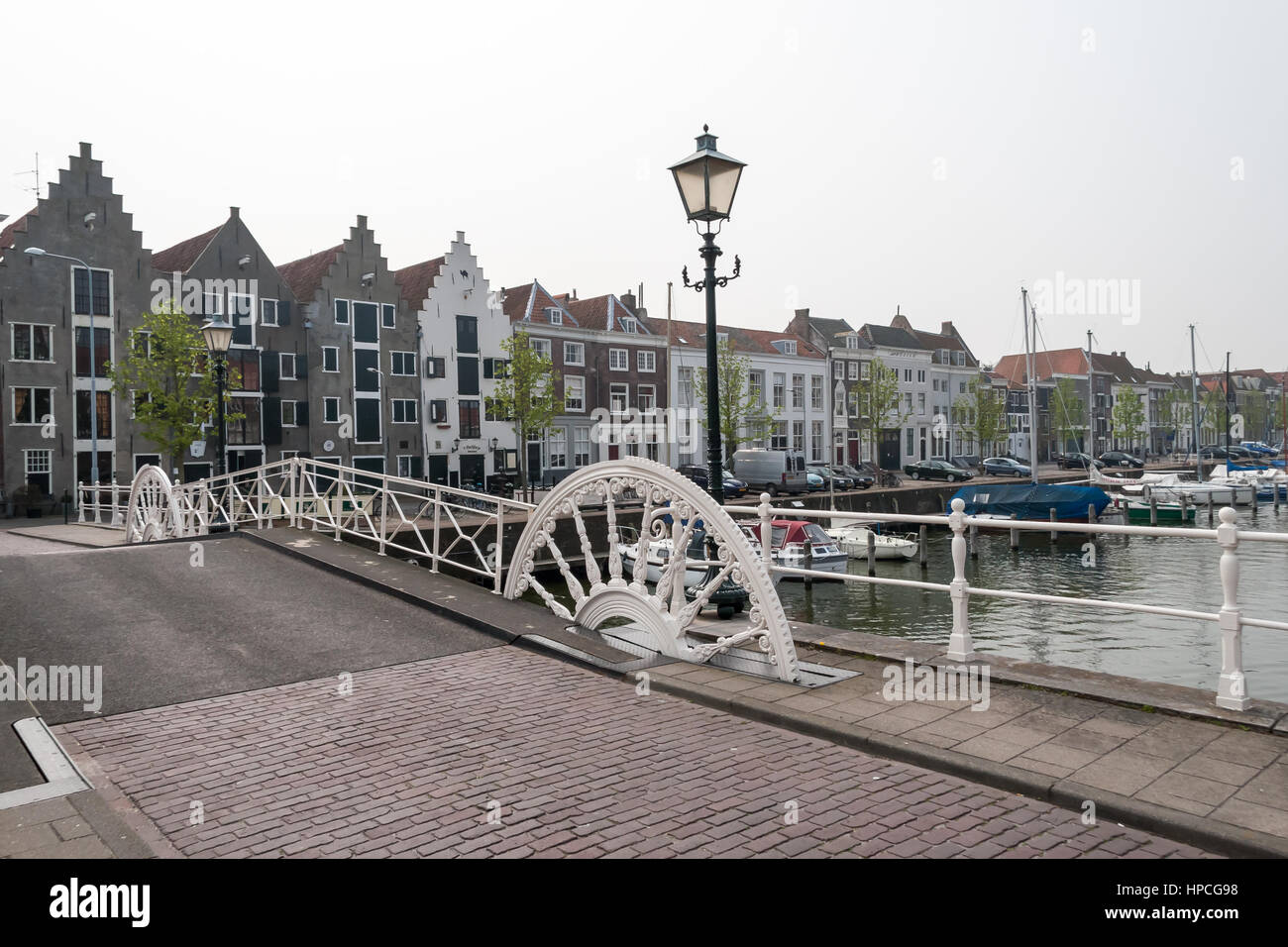 Historic Counterpoise Bridge in Middelburg, Zeeland, Holland, The ...